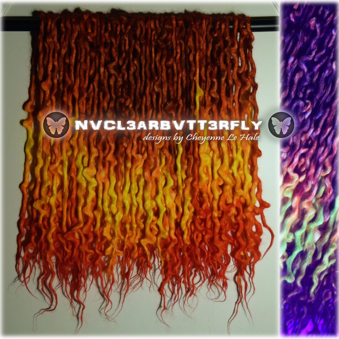 Suri Alpaca Dreads autumn Fire 5/10/15/20DE Hair - Etsy