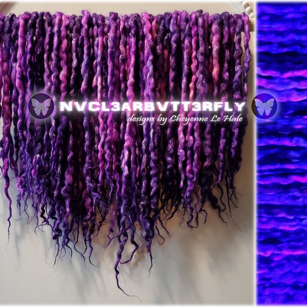 Purple Hair Extensions - Etsy
