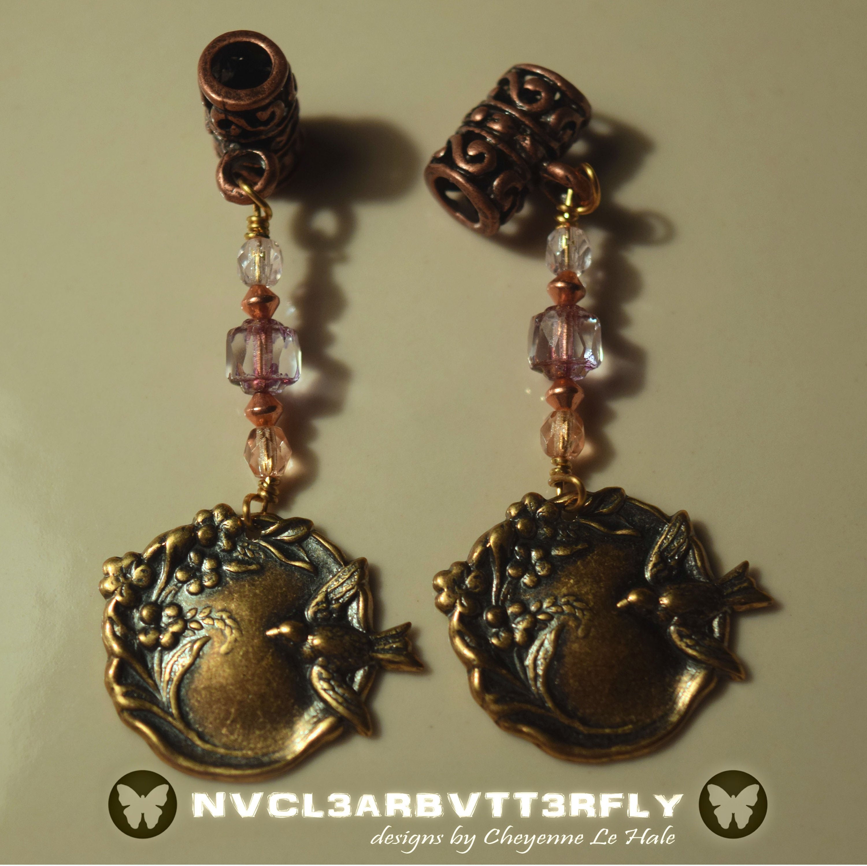 Dread Beads - Floral Birds - for Dreadlocks & Braided Hair - Sold ...