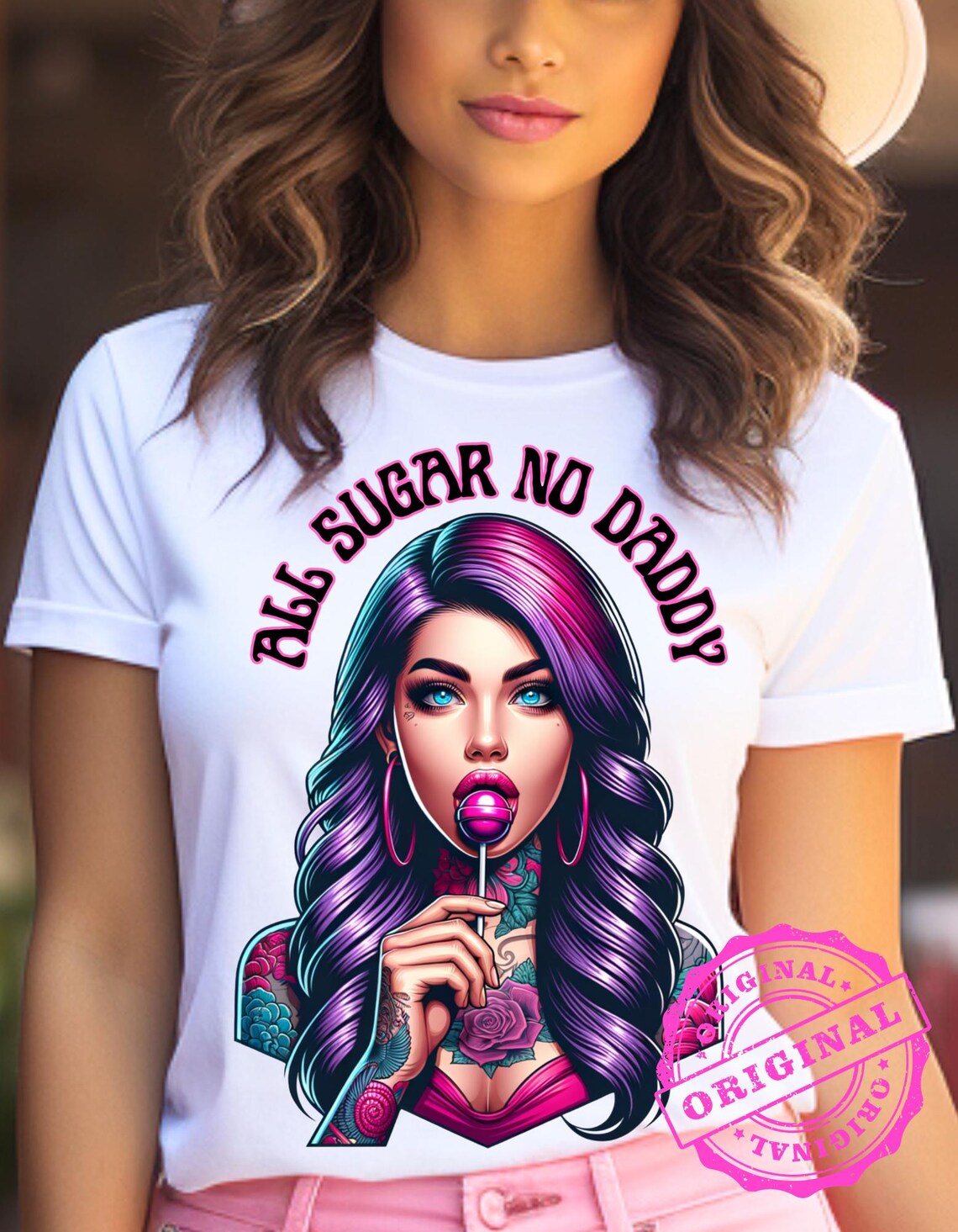 Sugar Daddy PNG " All Sugar No Daddy " Sublimation Image - 300 Dpi Png ...