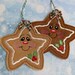 Gingerbread Star Christmas Ornament - Etsy