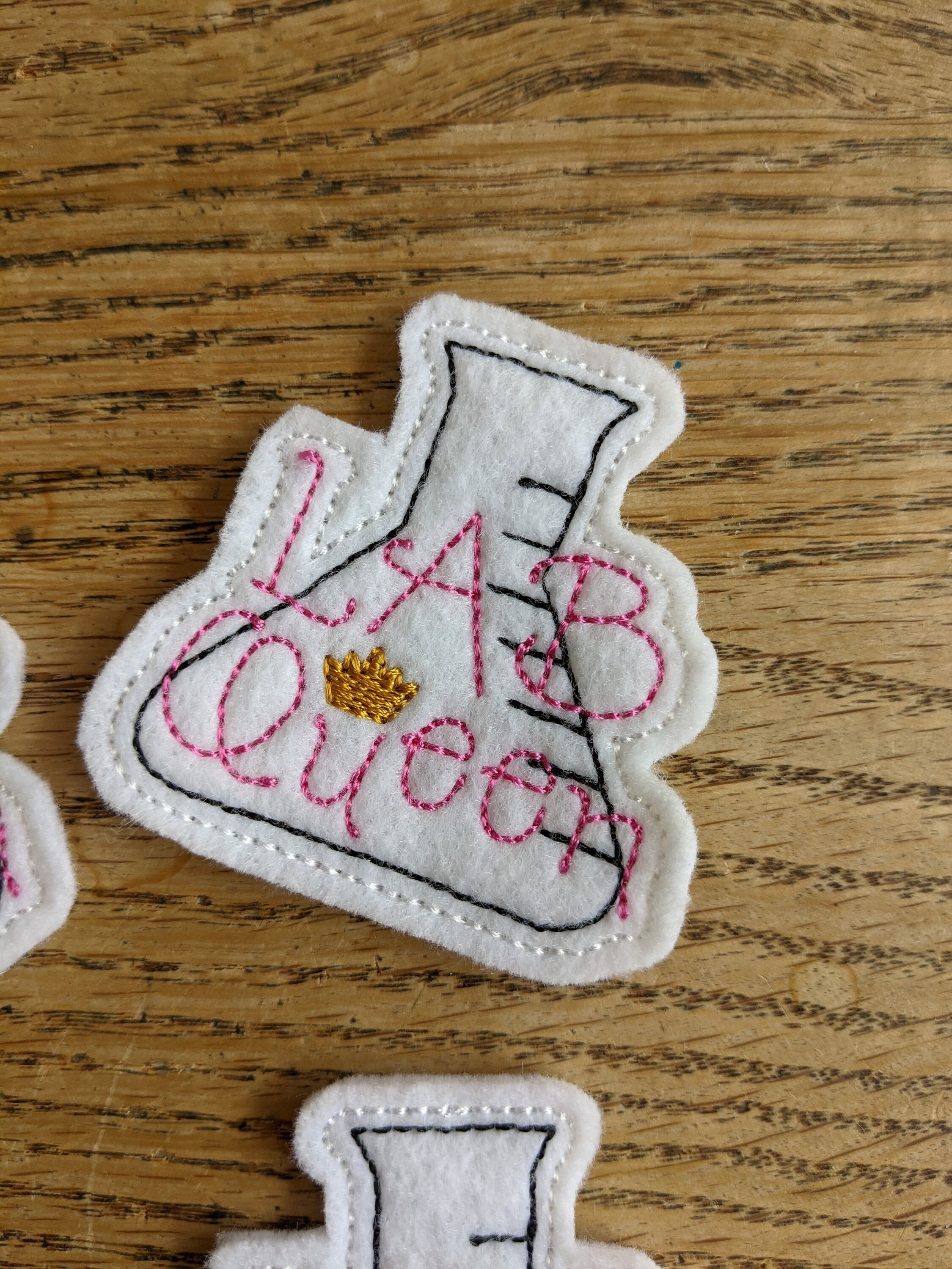 Lab Queen Beaker Set of 4 Felties 2.25 X 2.25 - Etsy