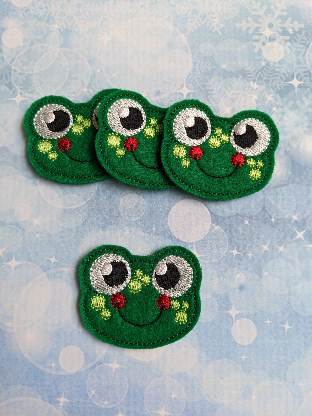 Frogs Set of 4, Felties, 1.5" X 1.75" - Etsy
