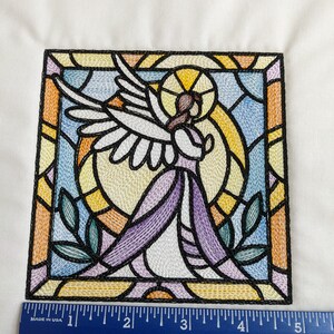 Stained Glass Embroidered Quilt Blocks, 6 to Choose From - Etsy