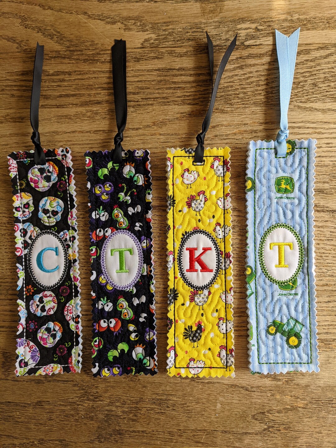 Personalized Embroidered Bookmark - Etsy.de