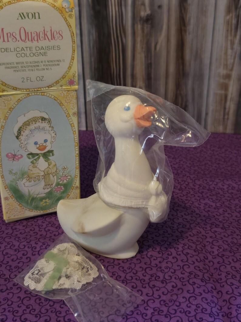 Vintage Avon Mrs. Quackles Cologne Bottle, Goose/duck Shaped Bottle - Etsy