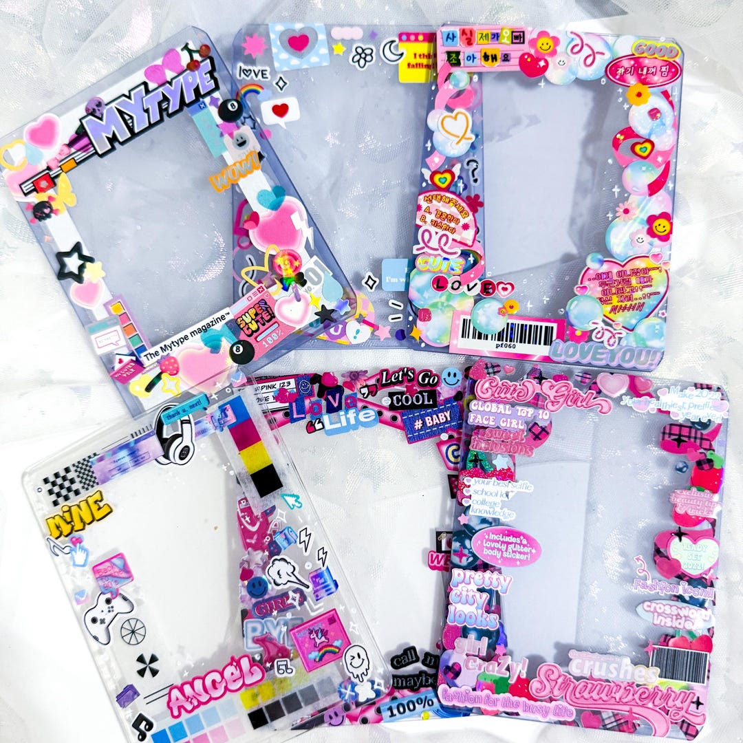 Y2k Magazine Toploaders | Kpop Deco Toploaders | Photocard Holders ...