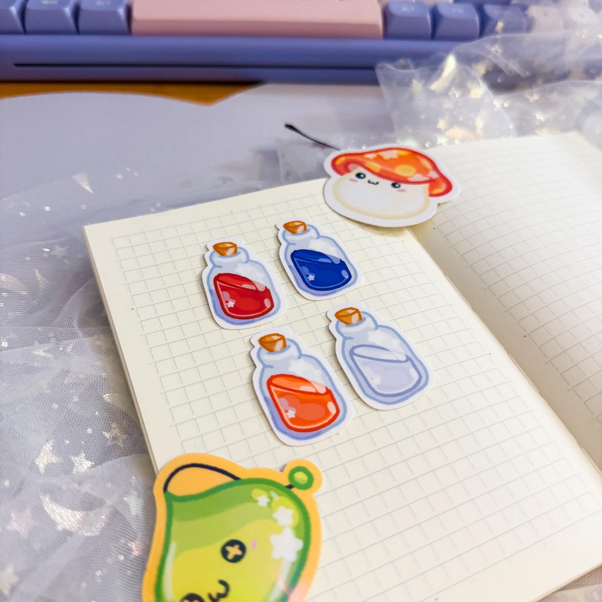 Maplestory Potions Sticker Set | Vinyl Stickers | Nostalgia Mmorpg ...