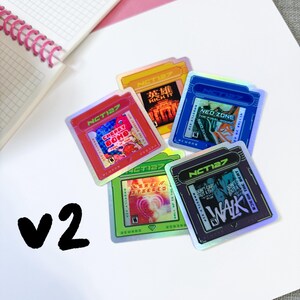 Nct 127 Gameboy Punch Vinyl Sticker | Gameboy Cartridge Stickers | Kpop ...