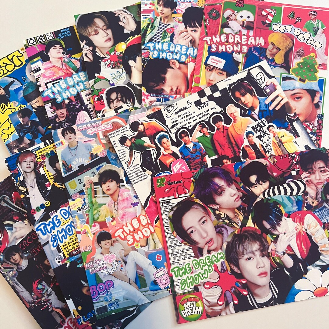 Nct Dream Collage Postcard Sized Prints | the Dream Show 3 Memorabilia ...