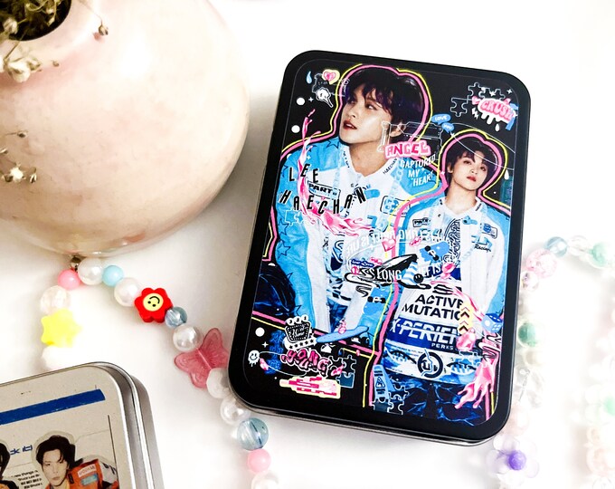 Nct 127 Haechan Tin Box | Kpop Photocard Box | Nct Case - Etsy