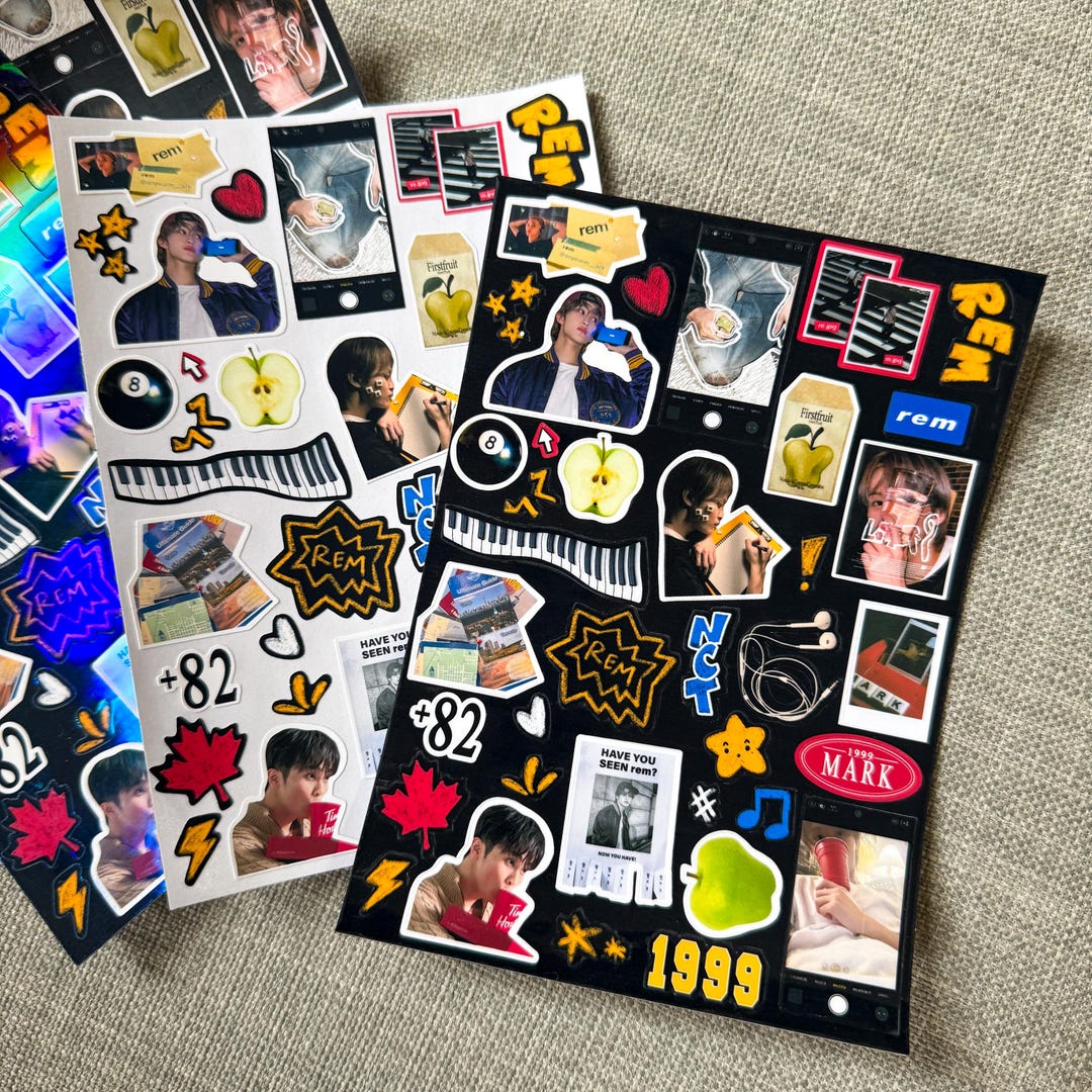 Rem.jpg Nct Mark Lee Sticker Sheet | Mark Lee the Firstfruit | Nctzen ...