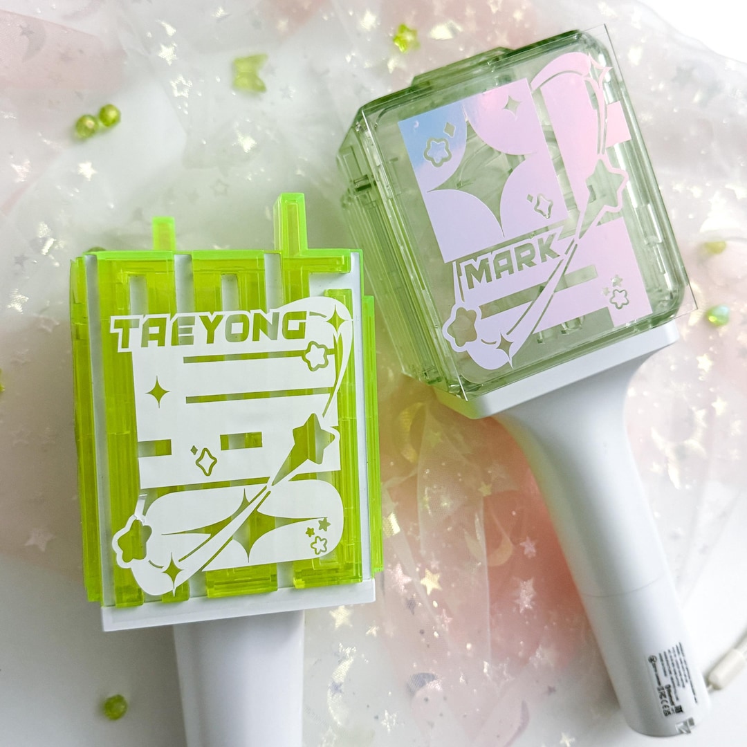Nct 127 Y2k Lightstick Decals | Neobong Decals | Kpop Lightstick Deco ...