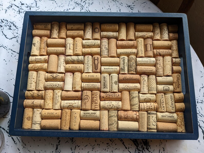 Wine Cork Bar Serving Tray or Trivet - Etsy