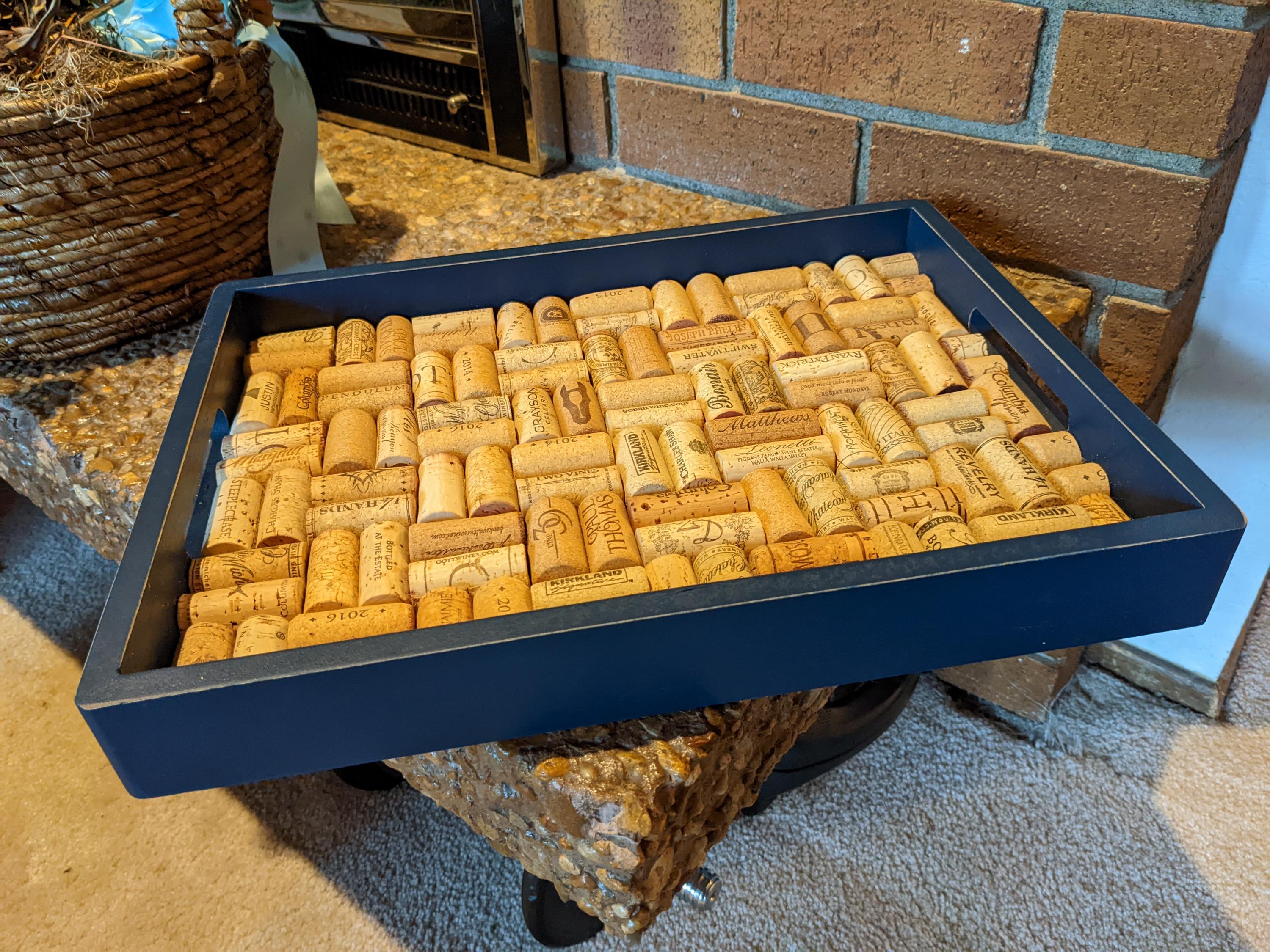 Wine Cork Bar Serving Tray or Trivet - Etsy