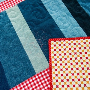 PDF DOWNLOAD- Denim Picnic Quilt Patten - Etsy