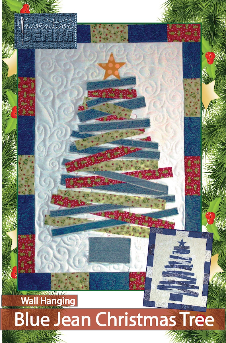 PDF DOWNLOAD- Jean Christmas Tree Wall Hanging - Etsy