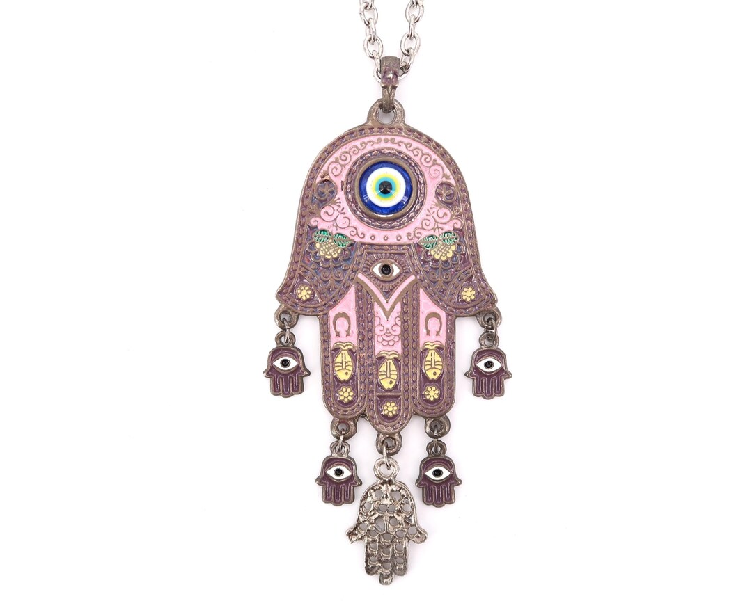 Moroccan Wall Hanging Metal Hamsa Hand, Vintage / Boho Chic, Bohemian ...