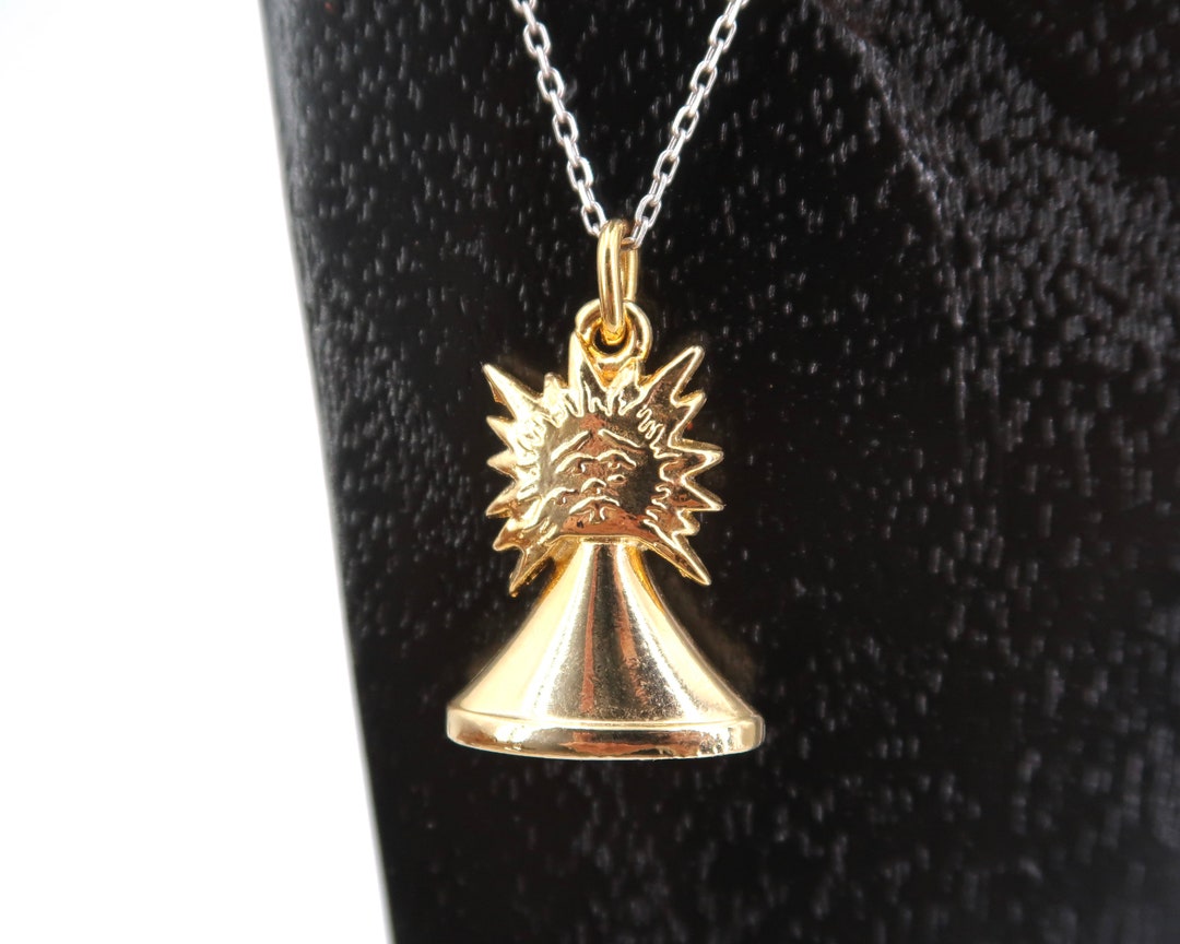 Original and Rare : Salvador Dali Gold Plated Pendant "sunface ...