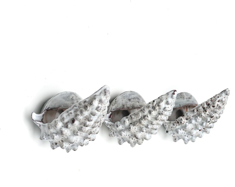 Pair of French Grey Ceramic Wall Sconces From Vallauris, France 1960s ...