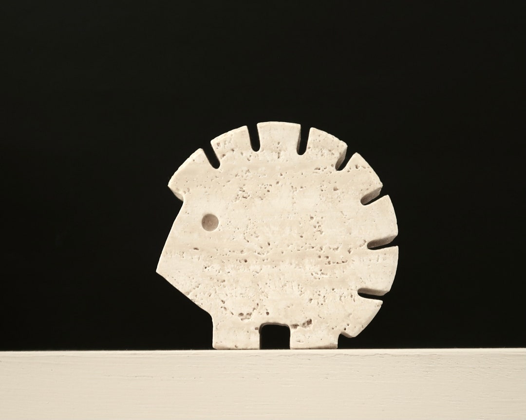 Italian Travertine Hedgehog by Fratelli Mannelli, 1970s / Animal ...
