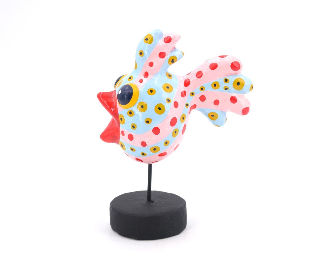 Sculpture, Paper Mache Fish in the Style of Niki De Saint Phalle, 1980s ...