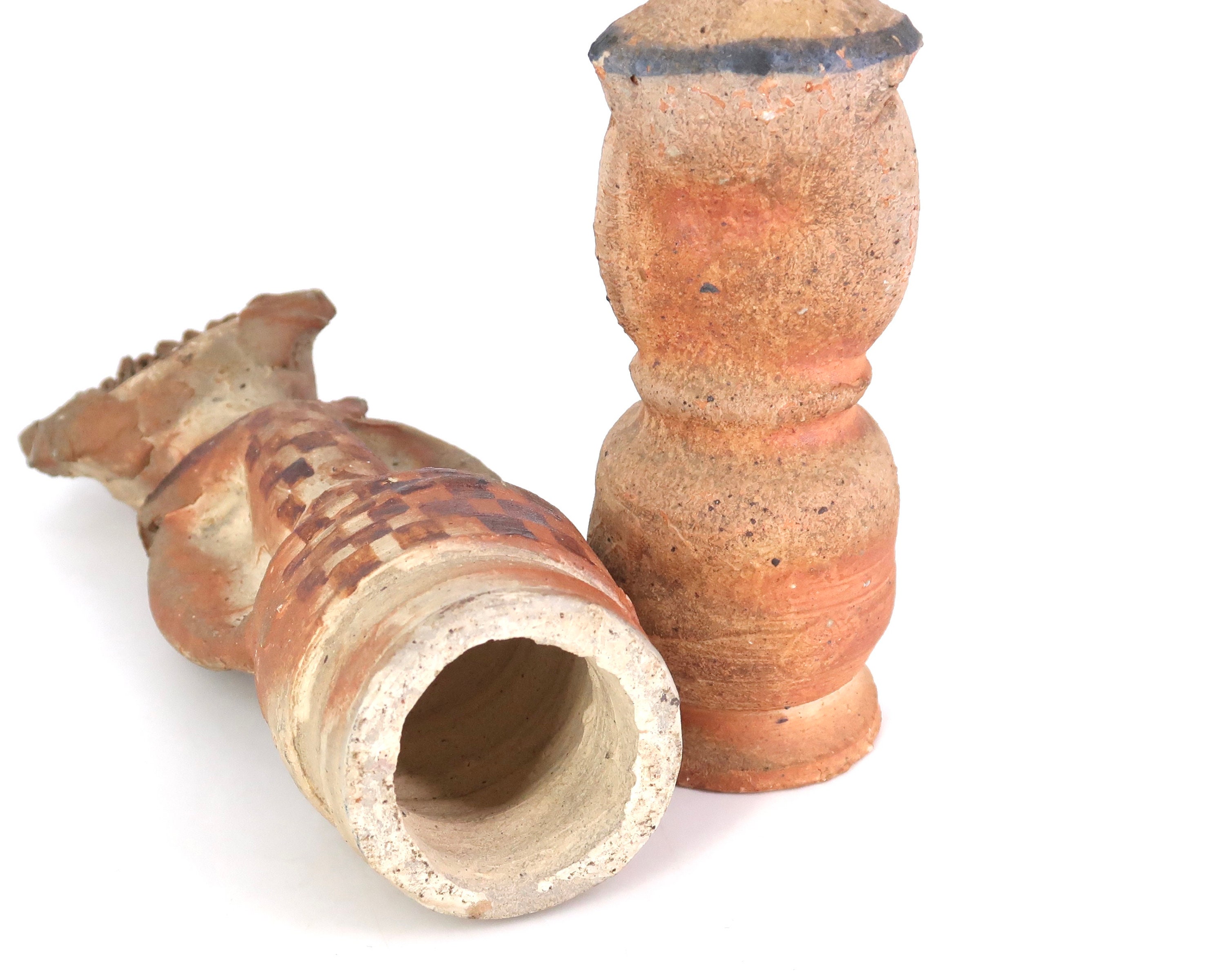 French Ceramic Sculptures by Michèle Raymond, La Borne, 1970s, Boho ...