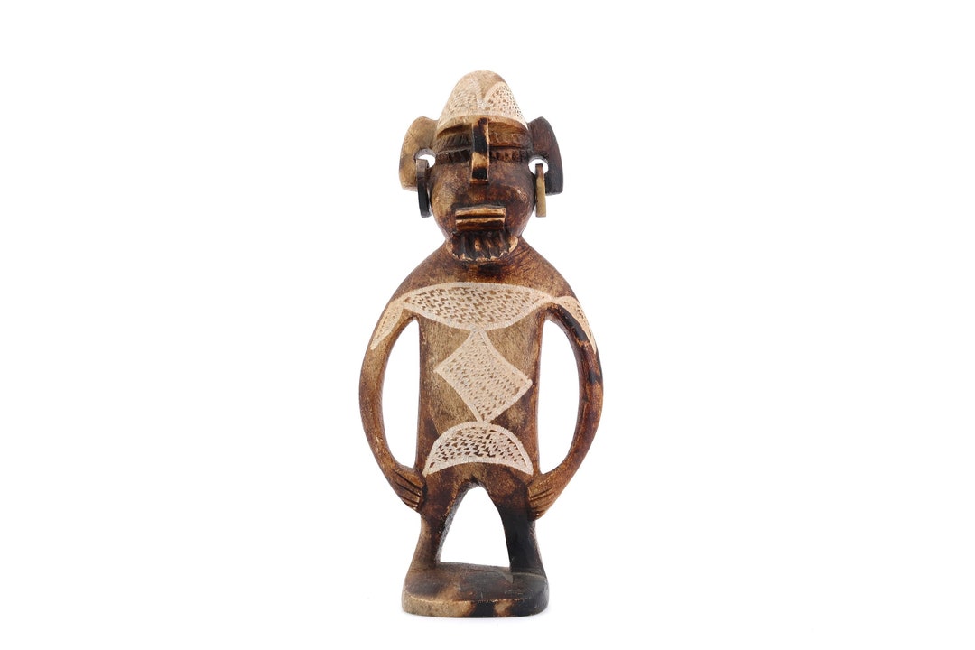 Moroccan Carved Stone Man Statue, 1970s / Boho Chic, Folk, Morocco ...