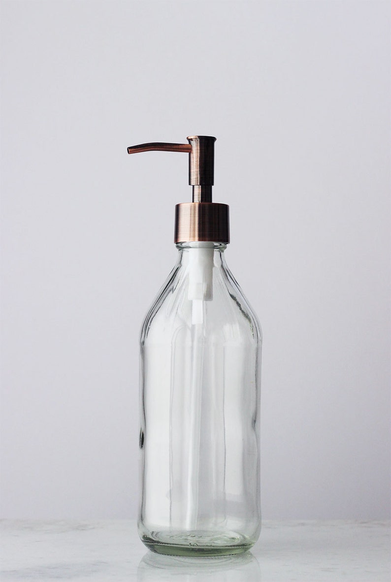 Vintage Soap Dispenser Vintage Inspired Glass Soap Dispenser | Etsy