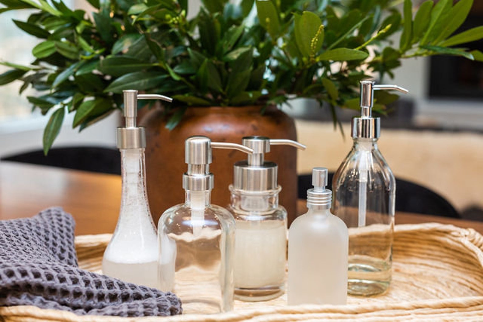 Vintage Soap Dispenser Vintage Inspired Glass Soap Dispenser - Etsy