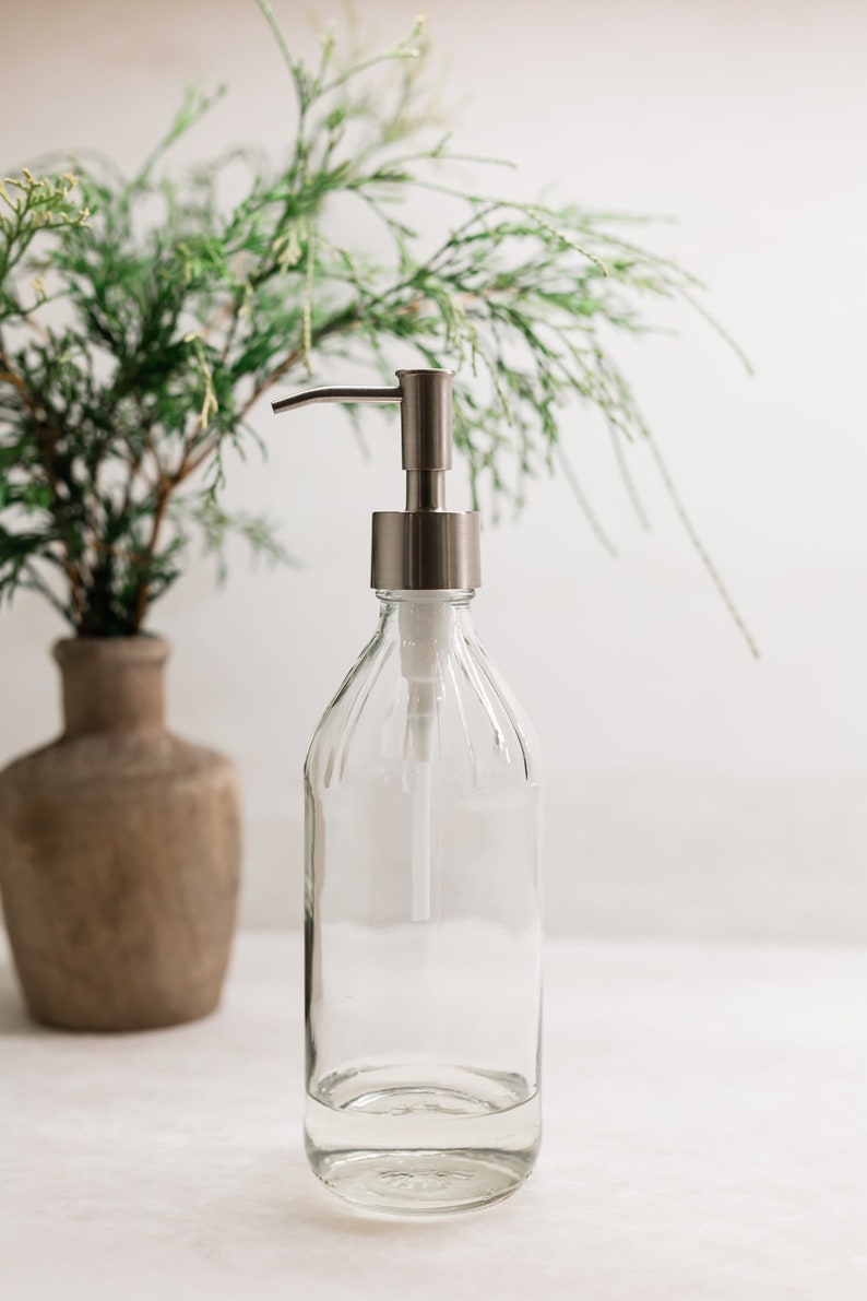 Vintage Soap Dispenser Vintage Inspired Glass Soap Dispenser - Etsy