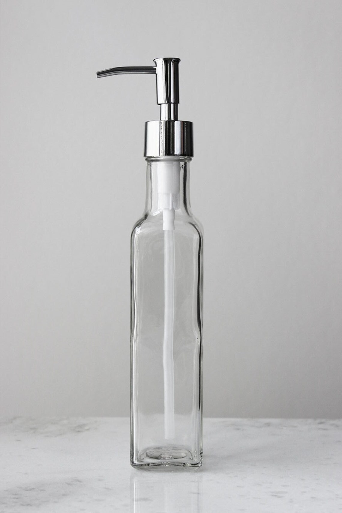 French Vessel Glass Soap Dispenser - Etsy