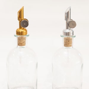 Small Self Pour Spout Apothecary Recycled Glass Dispenser - Etsy