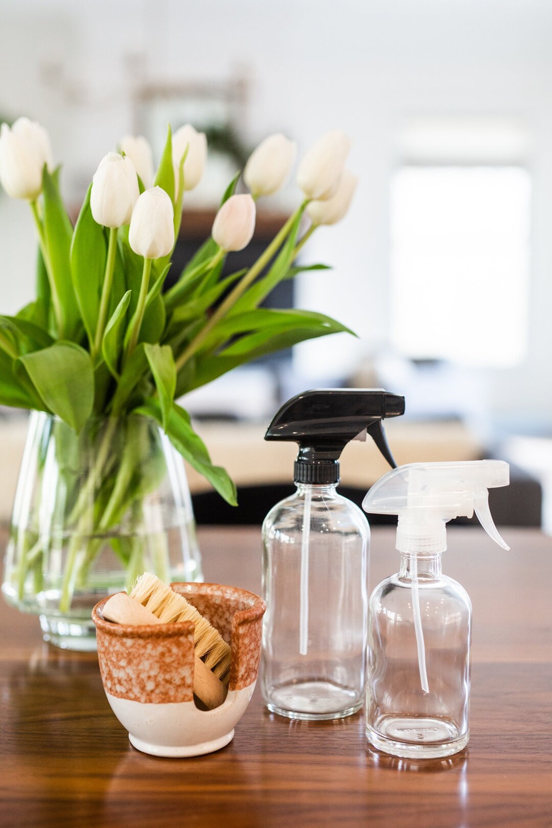 Clear Glass Spray Bottle With Clear Spray Nozzle - Etsy
