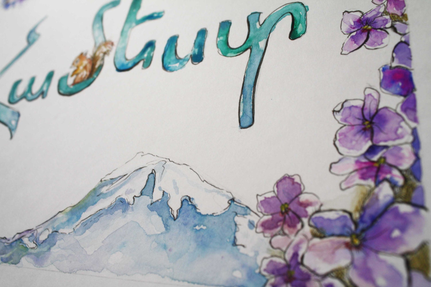 Custom Name Illustration Made to Order One of a Kind Pieces | Etsy