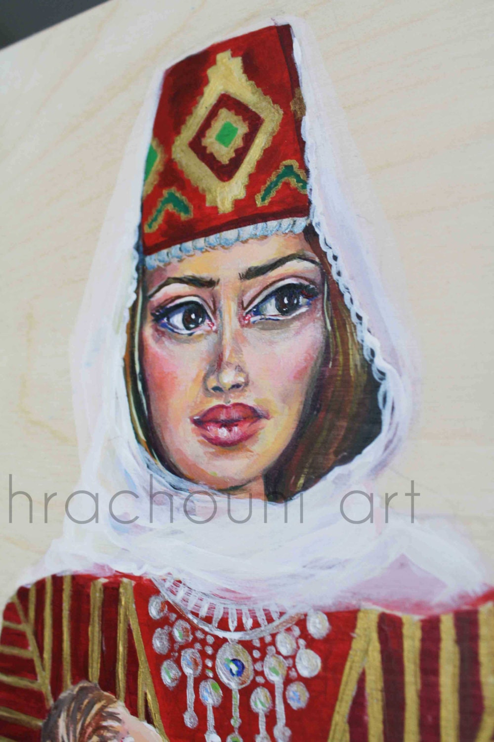 Armenian Mother With Baby Print, Armenian Art, Taraz, Armenian Clothing ...