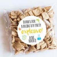 Periodic Table Party Favor Bag Tags (science Party). Printable PDF ...