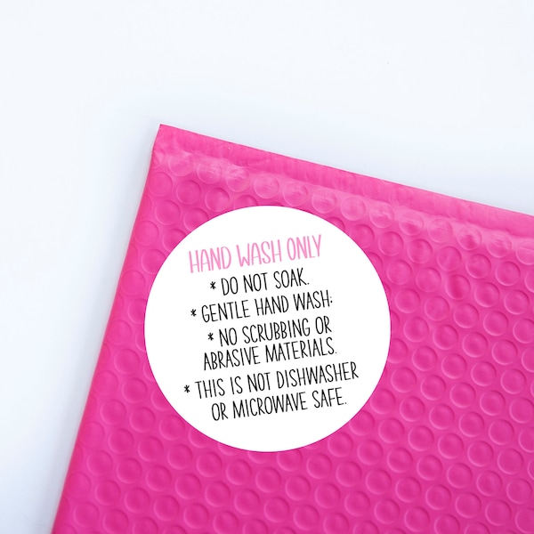 Hand Wash Only Tag - Etsy