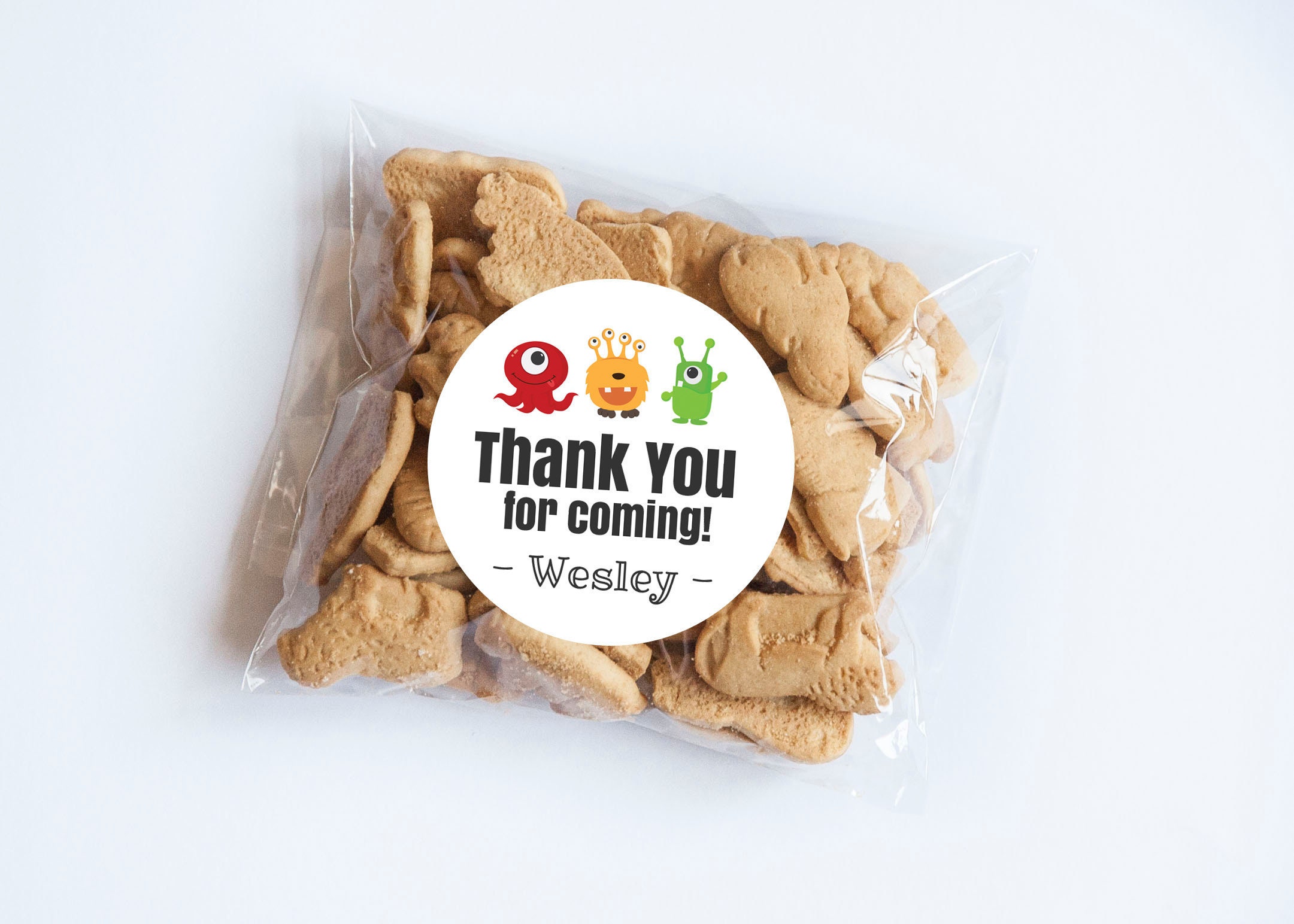 Monster Theme Stickers Monster Party First Birthday Monster | Etsy