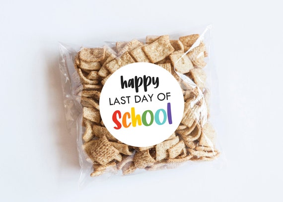 Last Day of School Stickers, End of Year, School Theme, School Stickers ...