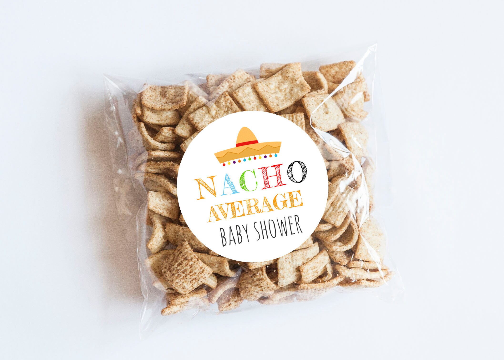 Nacho Stickers Fiesta Theme Nacho Average Shower Baby - Etsy