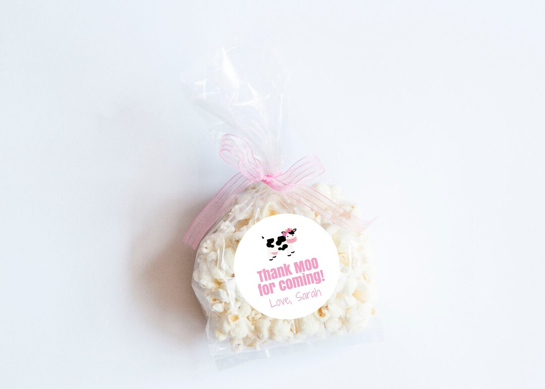 Girl Cow Moo Stickers, Cow Theme, First Birthday, Farm Theme, Cow ...