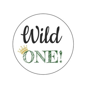 Wild One Crown Stickers, Wild One Theme, First Birthday, King Wild ...