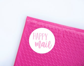 Happy Mail Stickers Roll/ Air Mail Stickers/ Envelope - Etsy