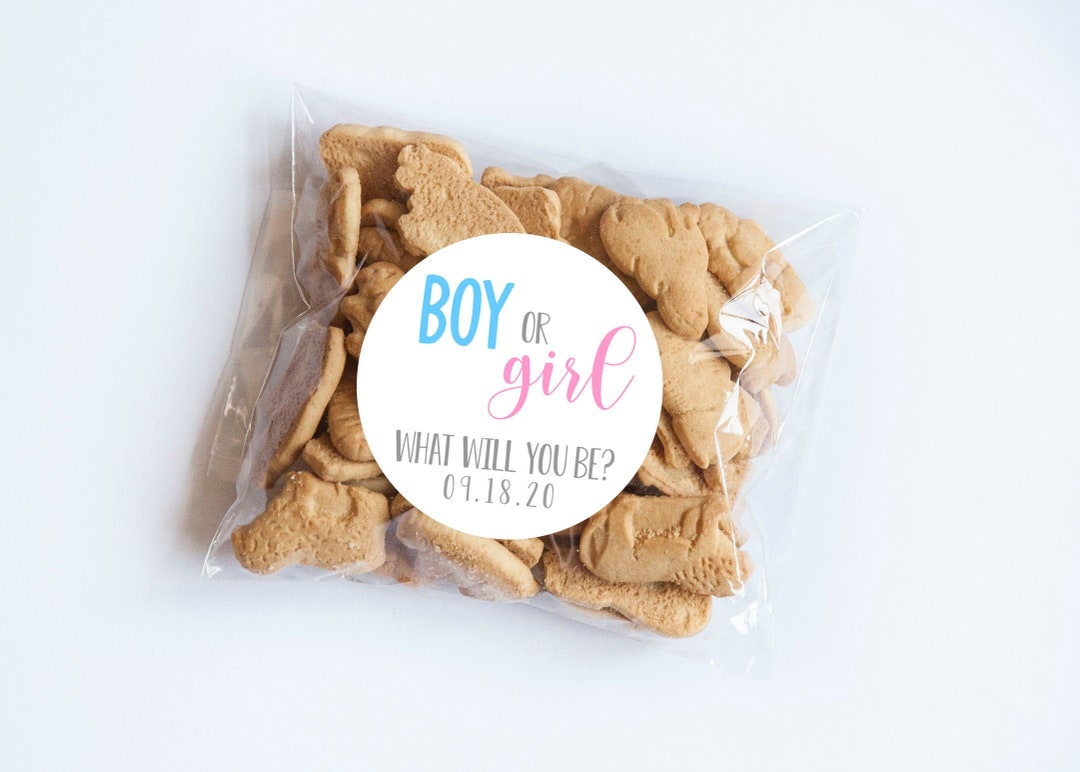 Boy or Girl Stickers, Gender Reveal, What Will You Be, Baby Shower ...