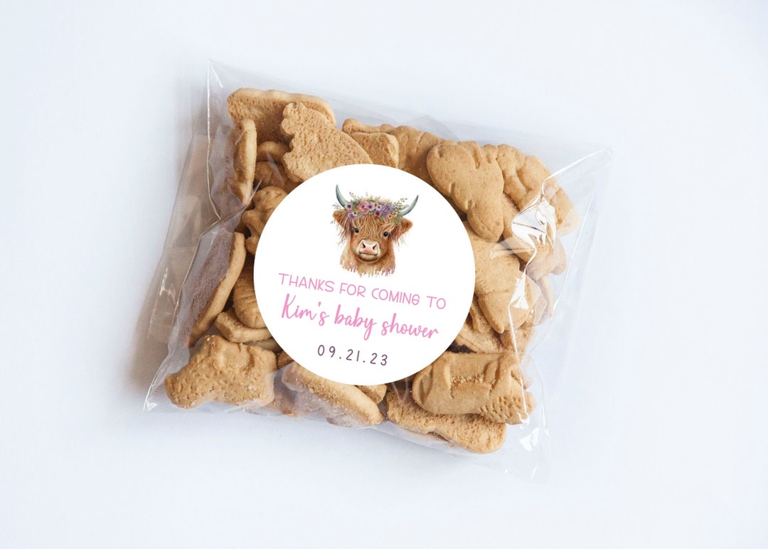 Highland Cow Floral Stickers, Cow Theme, First Birthday, Farm Theme ...