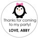 12 Penguin Cupcake Toppers Girl Penguin Pink Bow Birthday - Etsy