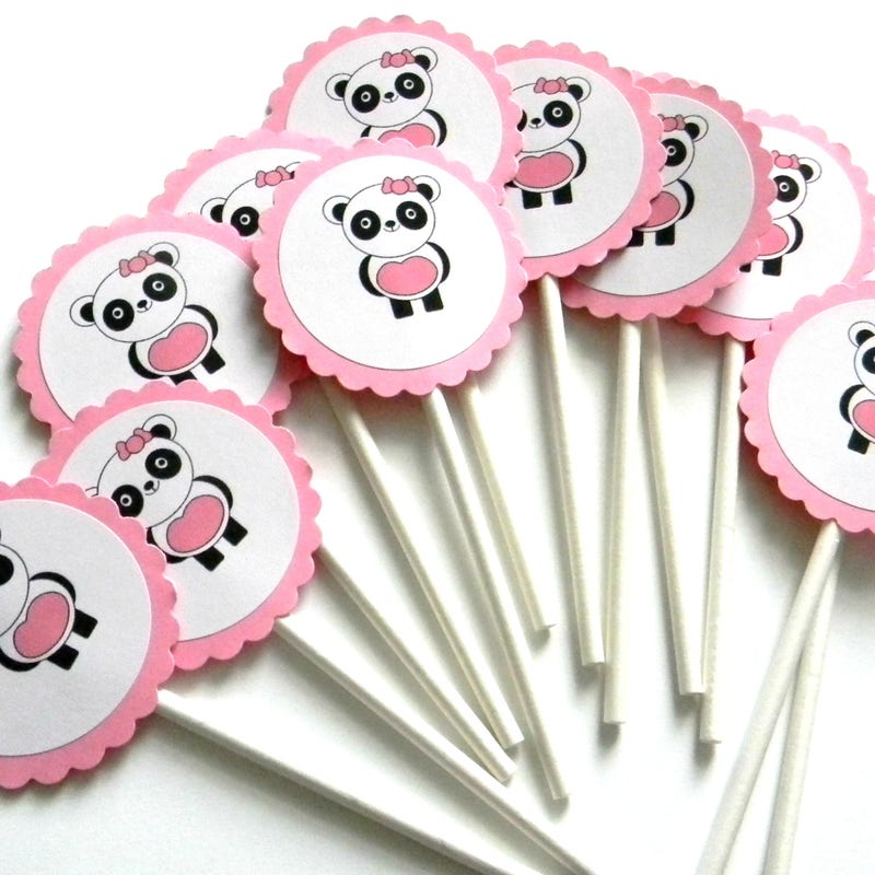 Panda Toppers - Etsy