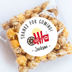 Movie Stickers, Movie Theme, Birthday Labels, Movie Theme Birthday ...