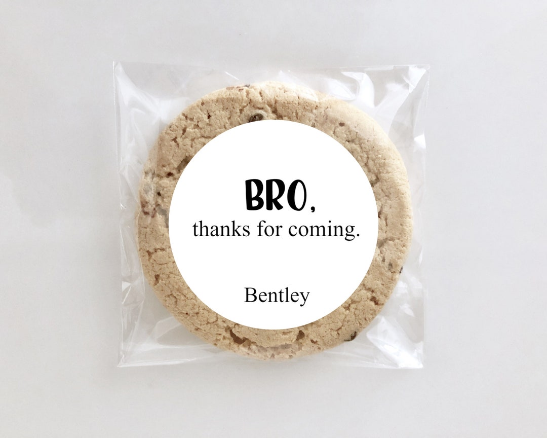 Bro Thank You Stickers, Teenager Birthday, Teens, Bro Thanks, Custom ...